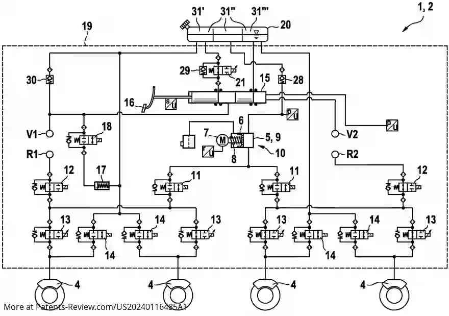 HYDRAULIC BLOCK FOR A SERVICE BRAKE UNIT OF A HYDRAULIC POWER BRAKE ...